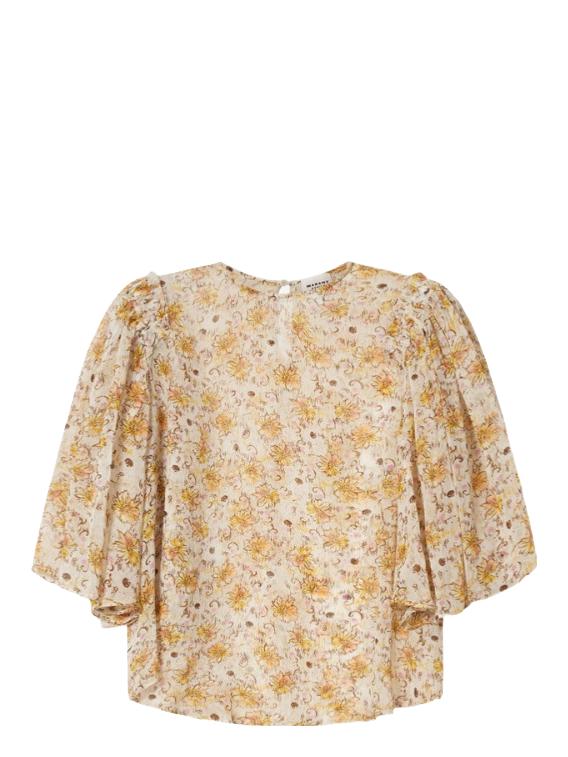 ISABEL MARANT ÉTOILE Isabel Marant Etoile Floma Floral Printed Chiffon Blouse
